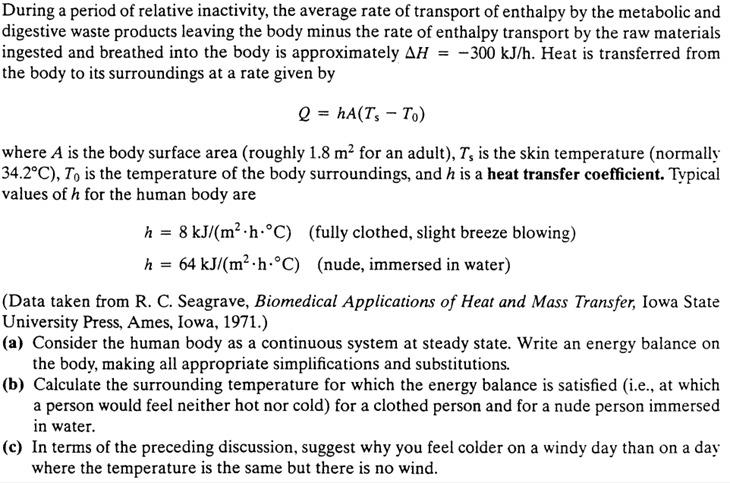 Solved During a period of relative inactivity, the average | Chegg.com