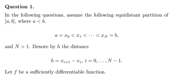 Solved Question 1. In the following questions, assume the | Chegg.com
