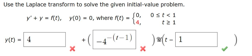 Solved Use the Laplace transform to solve the given | Chegg.com Solved Use the Laplace transform to solve the given | Chegg.com