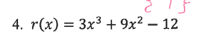 Solved Using the Rational Zeros Theorem, create the list of | Chegg.com