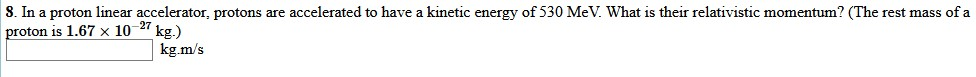 Solved 8. In a proton linear accelerator, protons are | Chegg.com
