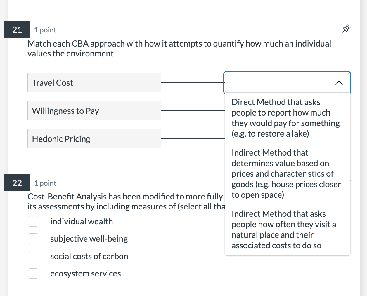 Solved Match each CBA approach with how it attempts to | Chegg.com