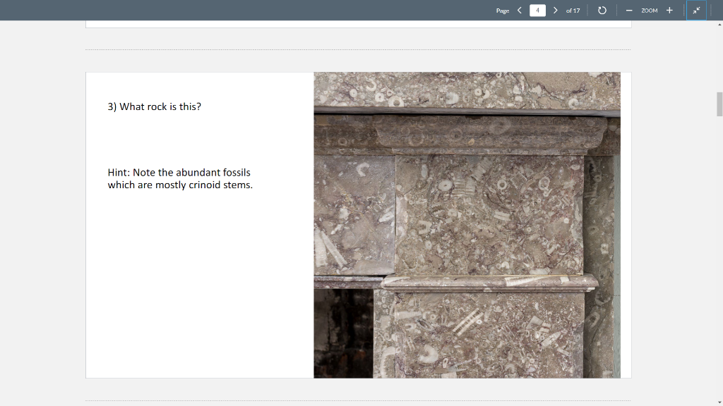 Solved Identifying commercial rocks Directions: Identify | Chegg.com
