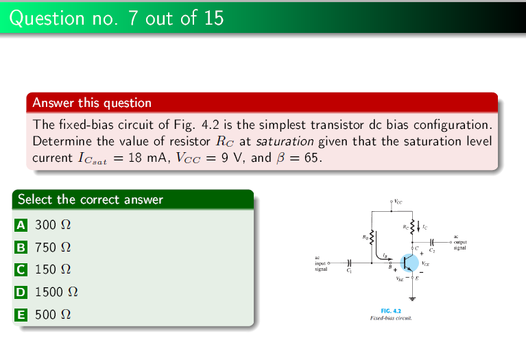 Solved Question no. 6 out of 15 Answer this question The | Chegg.com