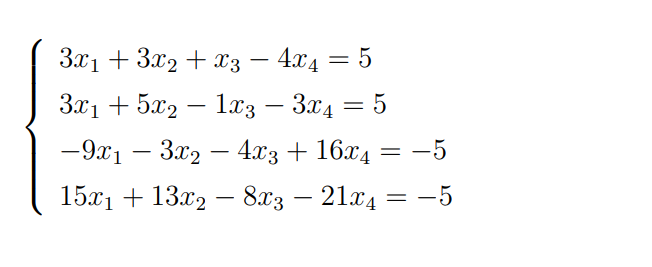 Solved Solve the following system of equations using LU | Chegg.com