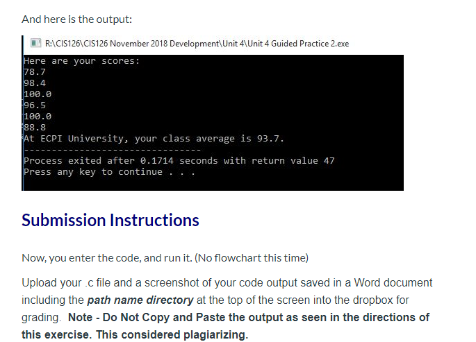 Solved Instructions In this example, you use an array called | Chegg.com
