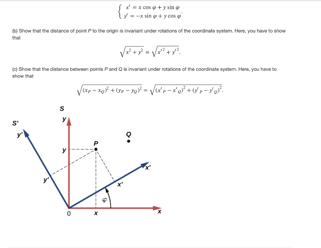 Solved 91. Distances between points in a plane do not change | Chegg.com