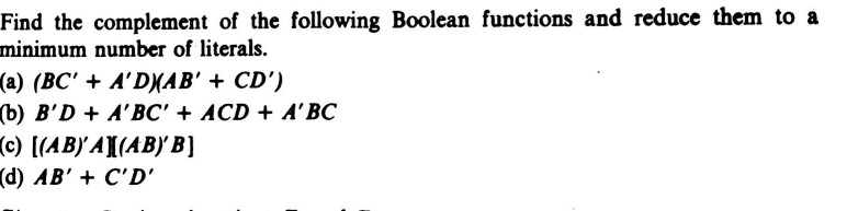 Solved ven two Boolean functions F, and F2: Show that the | Chegg.com