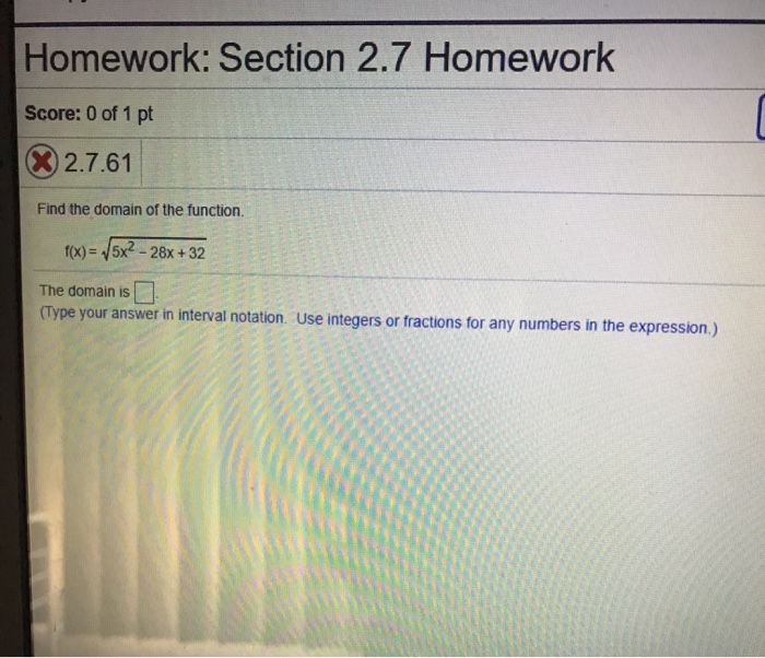 Solved Homework Section 2 7 Homework Score 0 Of 1 Pt