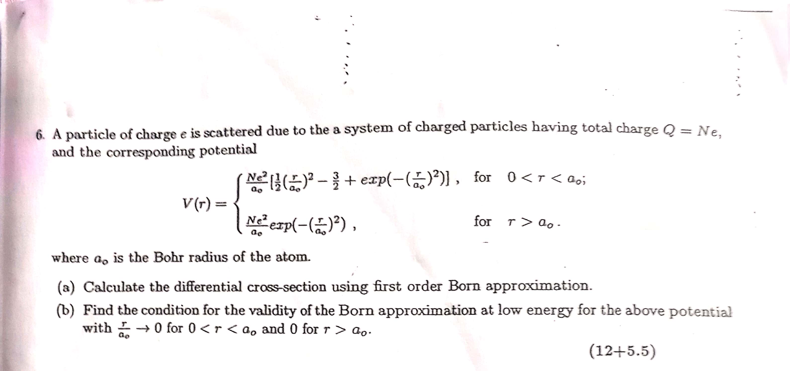 Solved 3. A particle of mass m is trapped in a | Chegg.com
