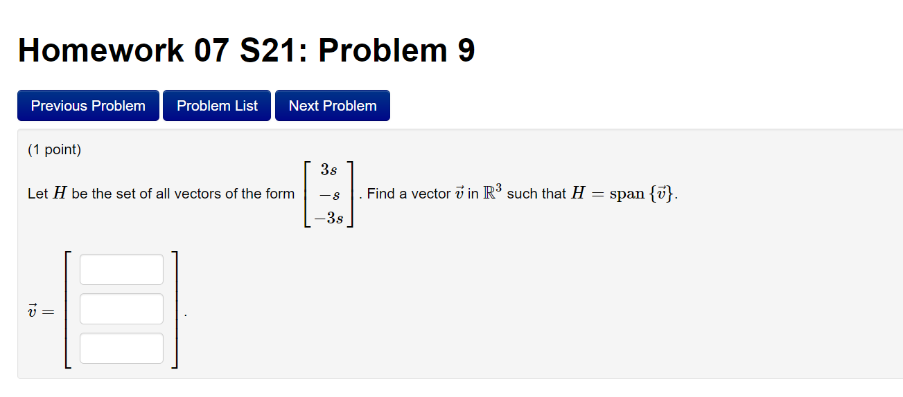 Solved Homework 07 S21: Problem 9 Previous Problem Problem | Chegg.com