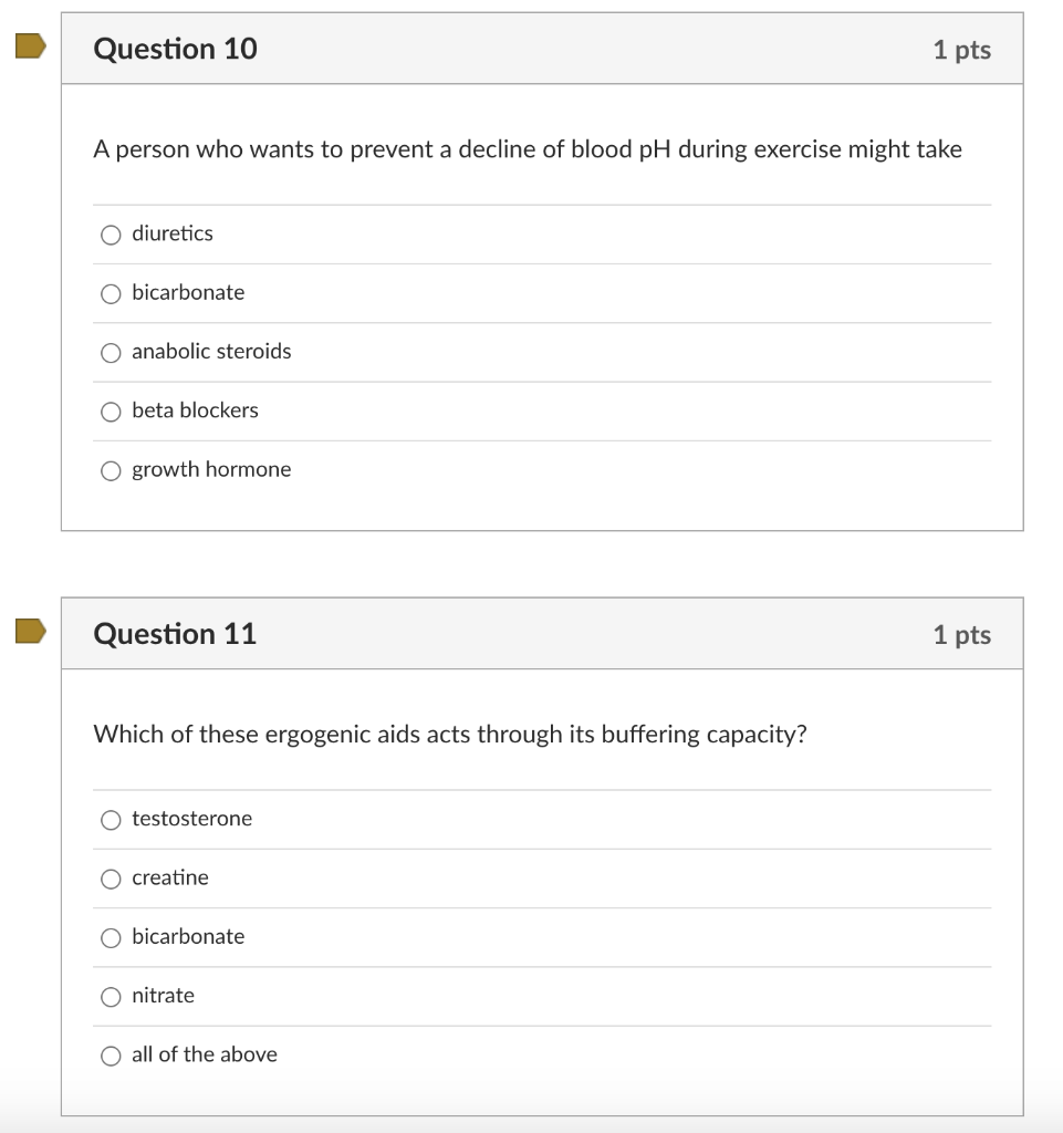 Solved A person who wants to prevent a decline of blood pH | Chegg.com