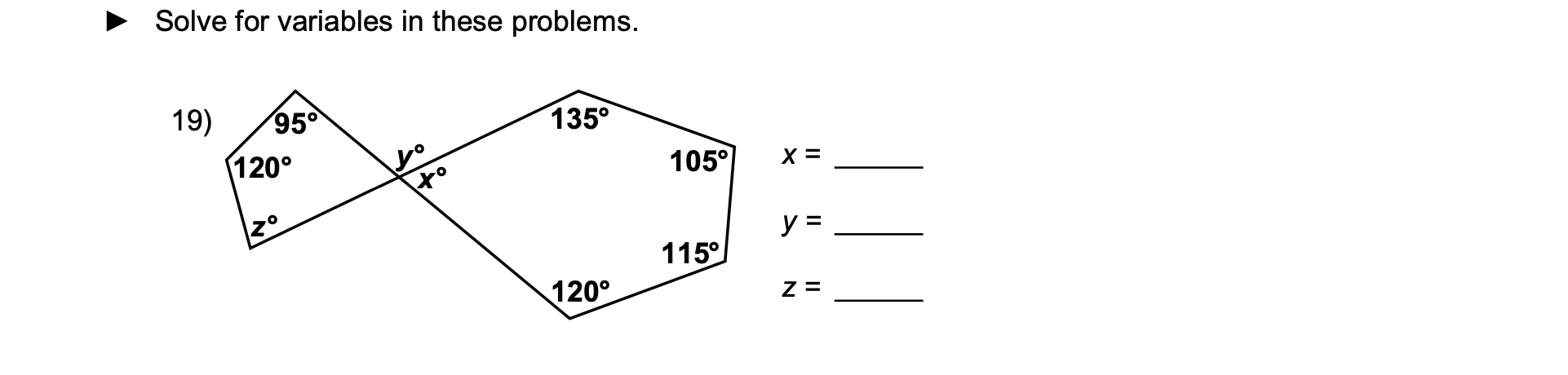 Solved Complete the table. Note: Each polygon is regular. | Chegg.com