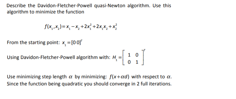 Numerical Optimization: Penn State Math / CHAPTER 7 / | Chegg.com