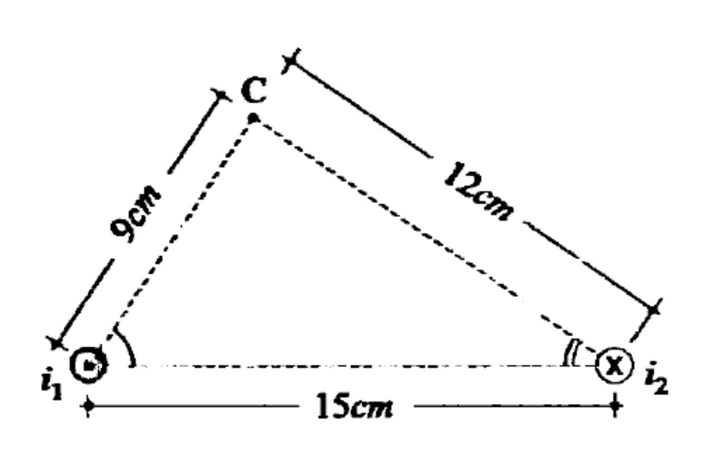 Solved In the figure are represented the cross sections of | Chegg.com