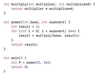 Solved int multiply(int multiplier, int multiplicand) { | Chegg.com
