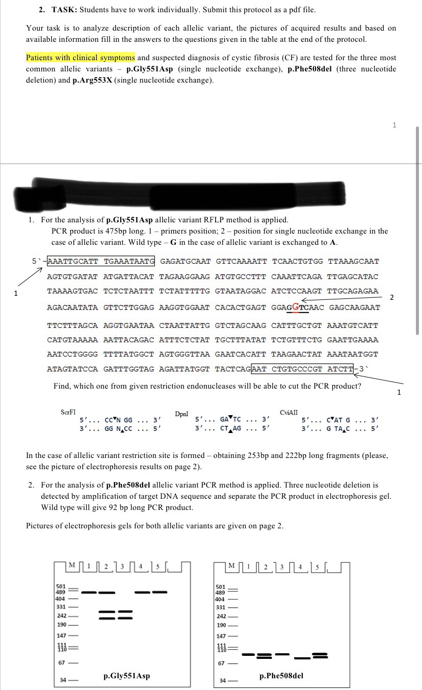 4. Functional defect of CFTR protein, based on | Chegg.com