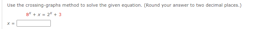 Solved Use the crossing-graphs method to solve the given | Chegg.com