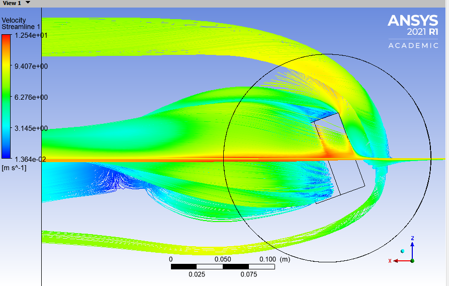 Solved ANSYS 2021 R1 ACADEMIC Pressure Contour 1 4.959e+01 | Chegg.com