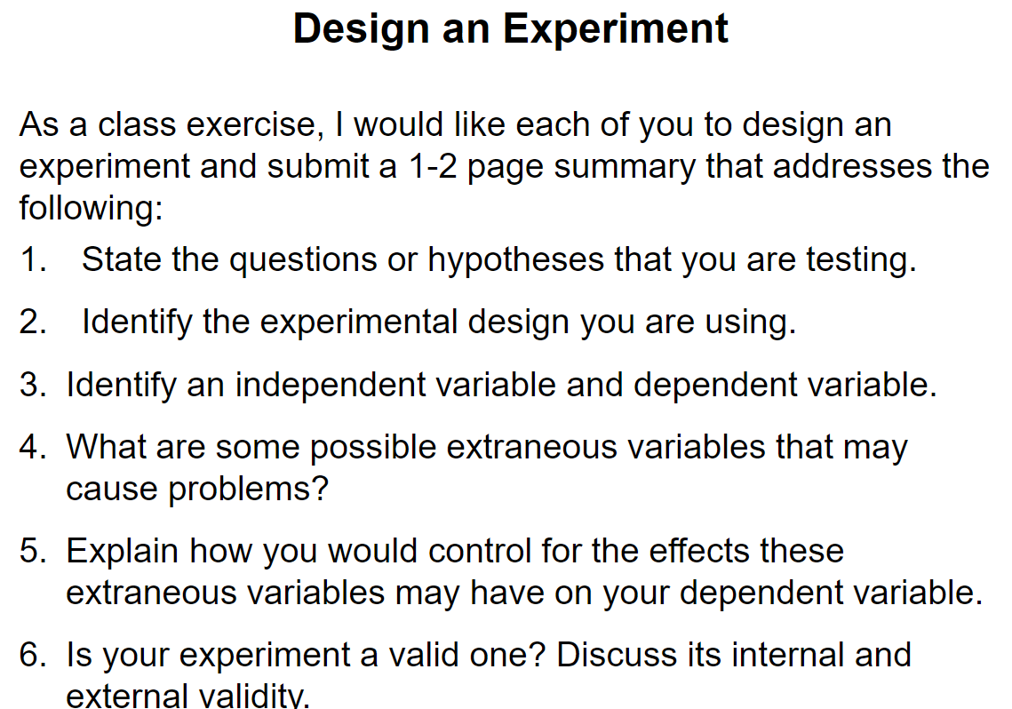 As a class exercise, I would like each of you to | Chegg.com