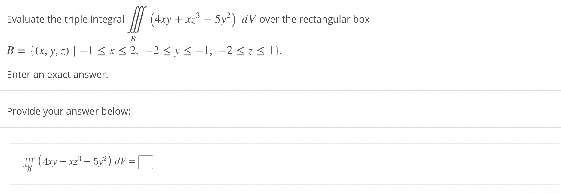 Solved Use Fubini's Theorem to set up an iterated double | Chegg.com