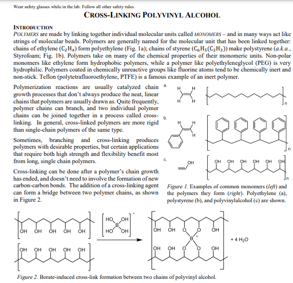 Solved INTRODUCTION POLYMERS are made by linking together | Chegg.com
