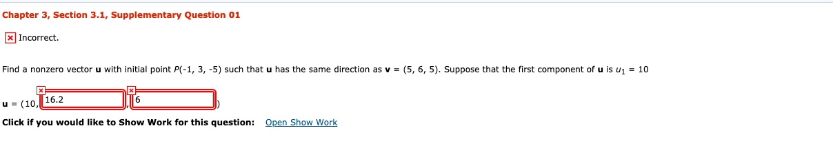 Solved Chapter 3, Section 3.1, Supplementary Question 01 x | Chegg.com