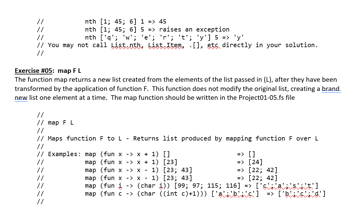 Solved: We need to write 5 small functions on list operati