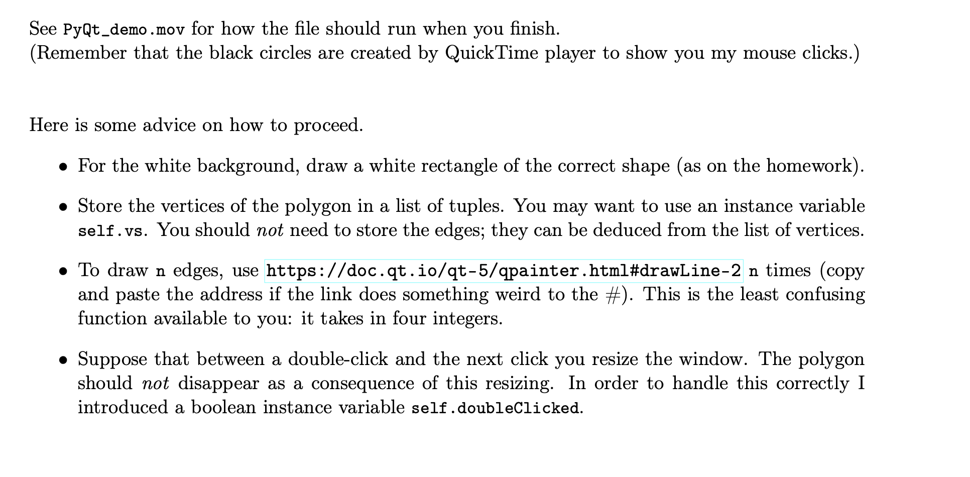 Solved 2 PyQt (12 points) I have provided you with PyQt.py. | Chegg.com