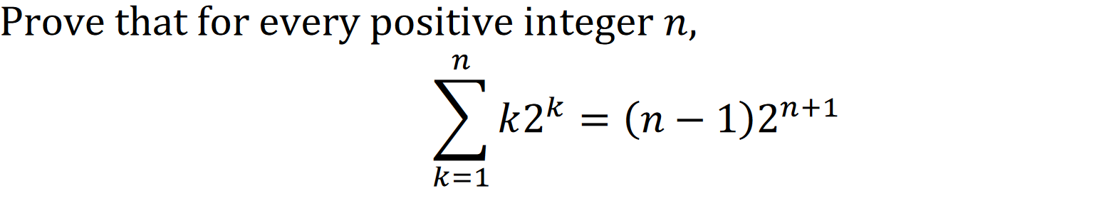 Solved Prove that for every positive integer n, | Chegg.com