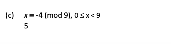 Solved Hi ! Can anyone explain how (c) do this get x = 5? | Chegg.com