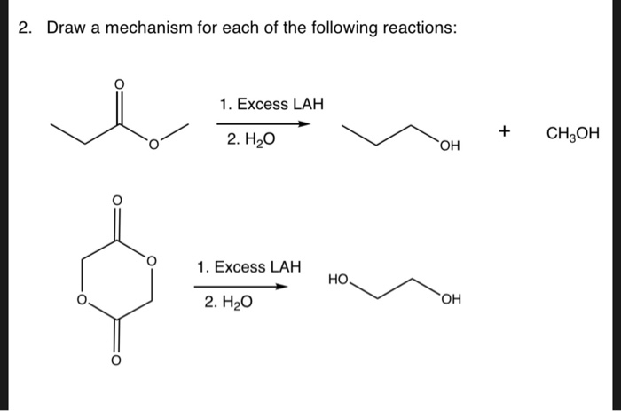 Solved 2. Draw a mechanism for each of the following | Chegg.com
