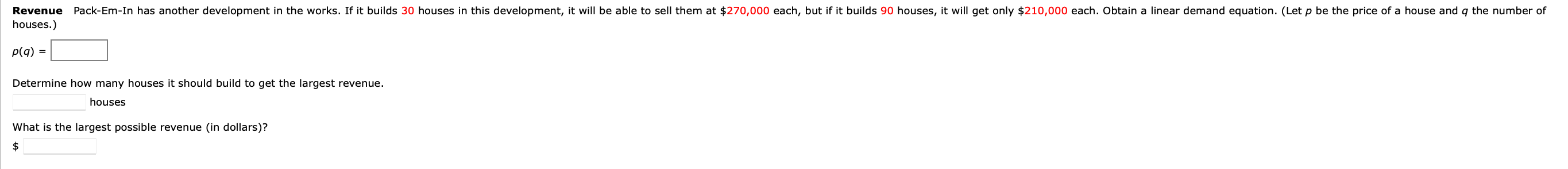 Solved Revenue Pack-Em-In has another development in the | Chegg.com