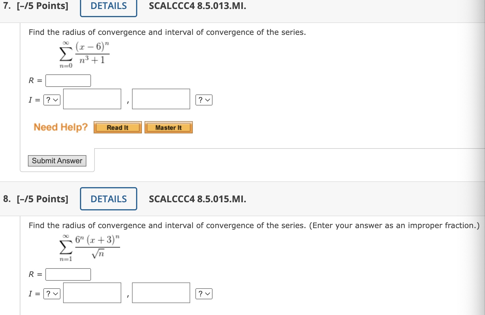 Solved Find the radius of convergence and interval of | Chegg.com