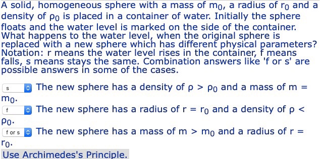 Solved A solid, homogeneous sphere with a mass of m0, a | Chegg.com