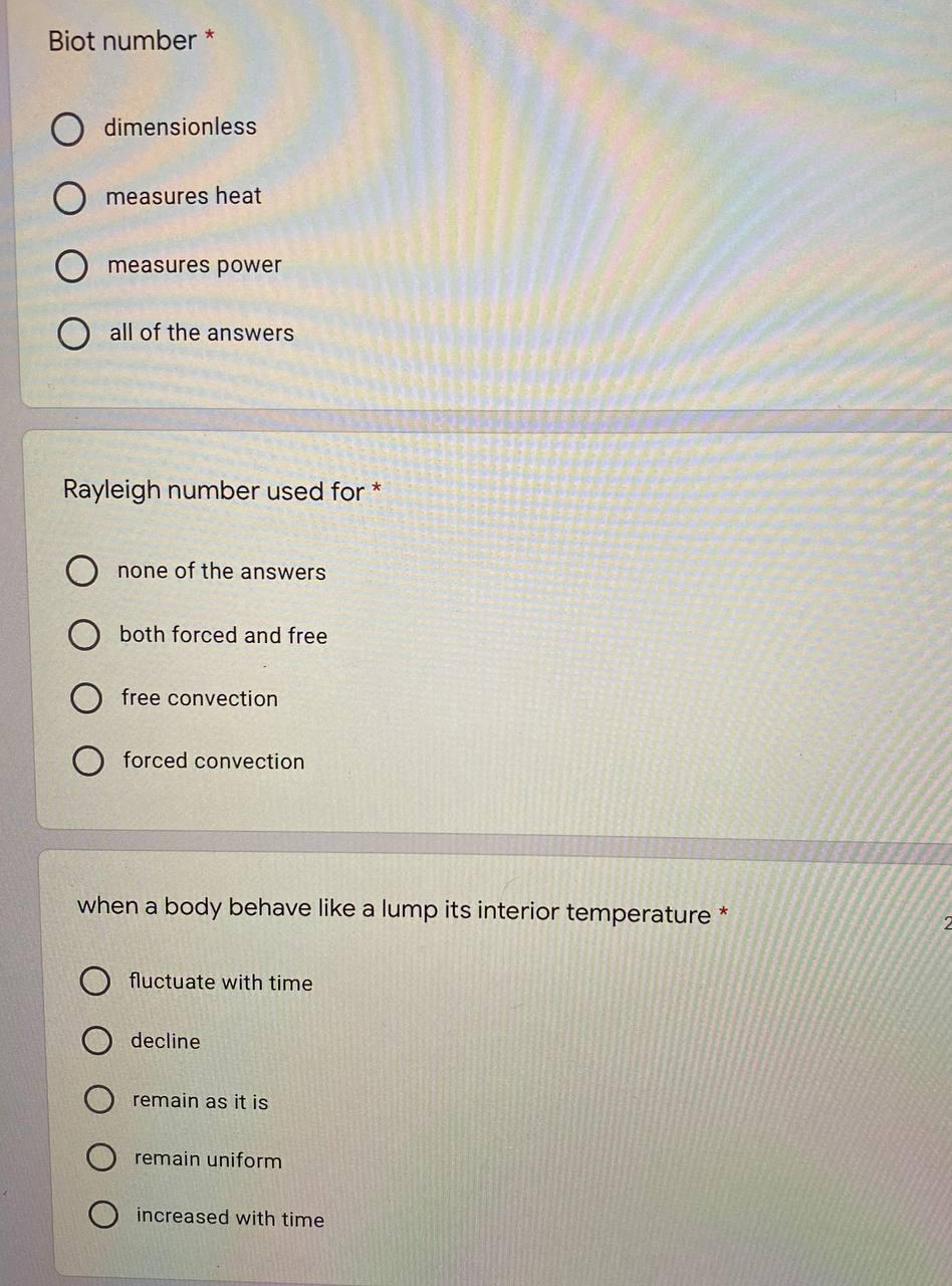 Solved * Biot number dimensionless O measures heat measures | Chegg.com