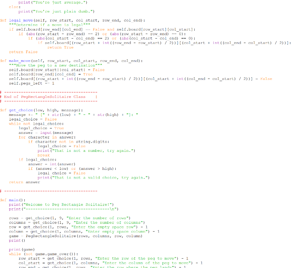 Using The Given Code And Guidelines Fill In The 4