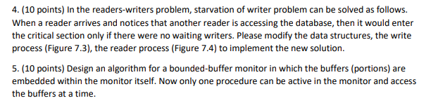 Solved 1. (10 points) Synchronization Implementation a. | Chegg.com