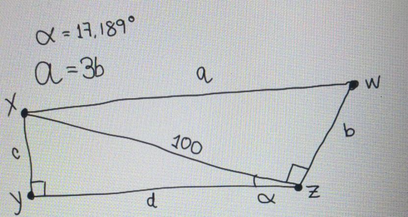 Solved Solve for triangle XWZ. Algebraically find the | Chegg.com
