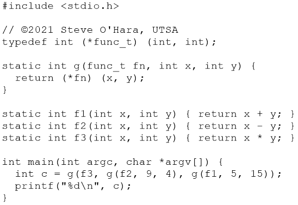 Solved What Does This C Program Print