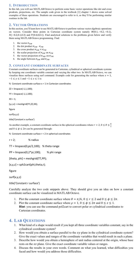 1. INTRODUCTION In this lab, you will use | Chegg.com