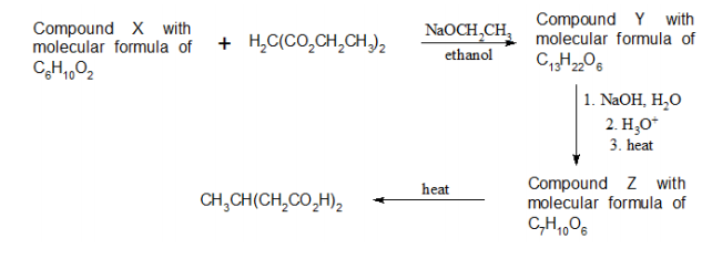 Solved Provide structures for X,Y and Z in the following | Chegg.com