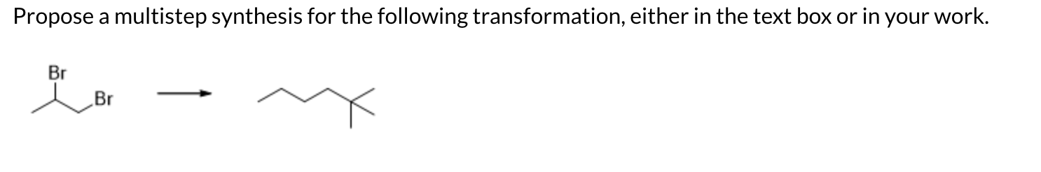 Solved Propose a multistep synthesis for the following | Chegg.com