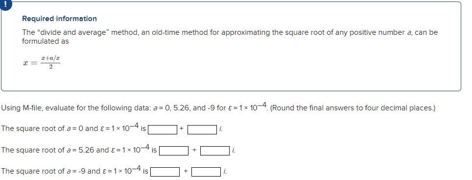 Solved Required information The "divide and average" method, | Chegg.com
