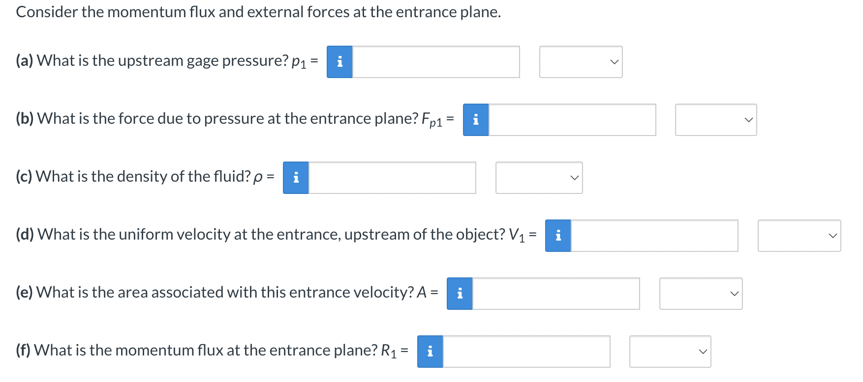 Solved Air (1.23 kg/m3) flows past an object in a | Chegg.com