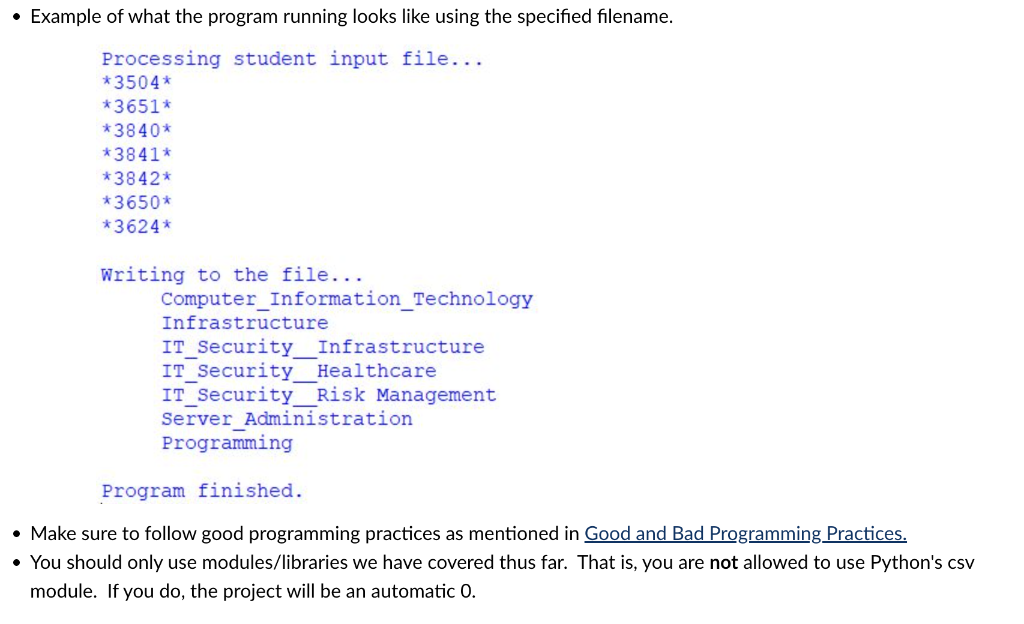 Directions: Scenario: A class roster formatted as a | Chegg.com