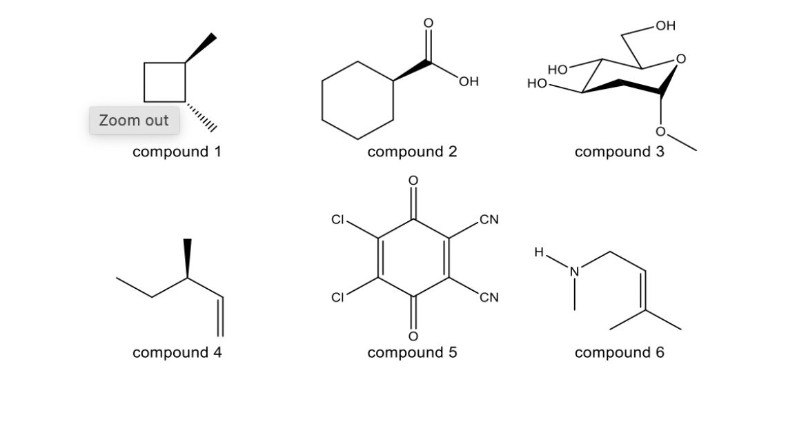 Identify a set of homotopic carbons, a set of two | Chegg.com