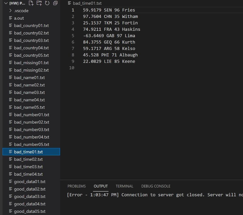 How to do I open up and close multiple .txt files in | Chegg.com