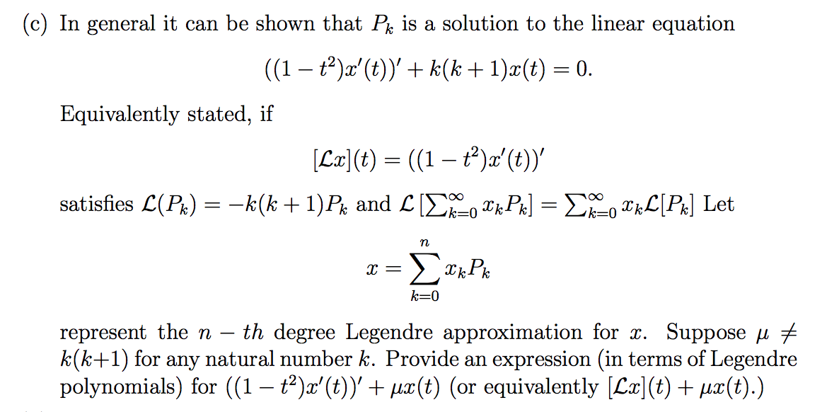 In general it can be shown that Pk is a solution to | Chegg.com