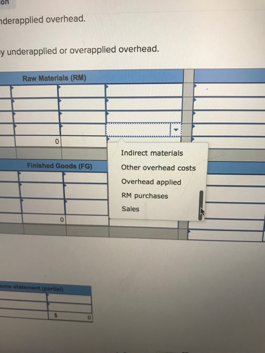 Solved 6. Overapplied or underapplied overhead. Do not | Chegg.com